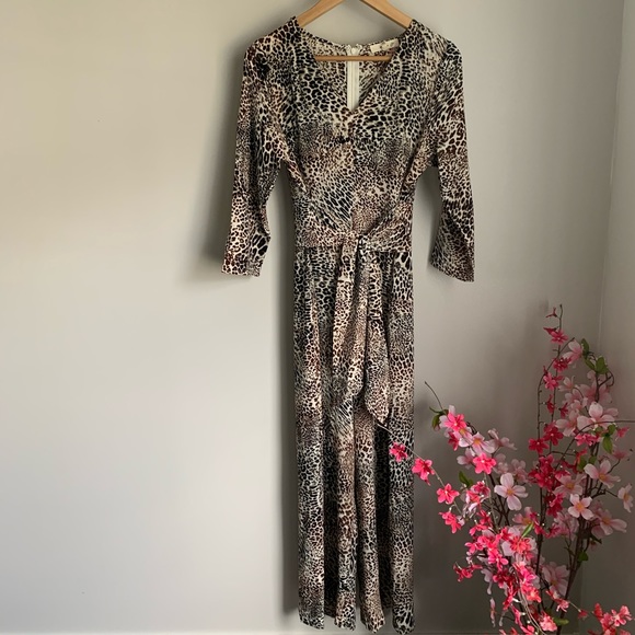 entro | Pants & Jumpsuits | Entro Leopard Print Jumpsuit | Poshmark